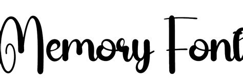 Memory Font Dafont Style