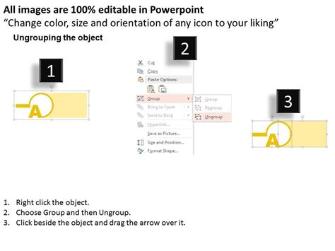 Three Text Tags With Alphabets Powerpoint Templates