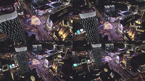 航拍上海五角场商圈车流视频素材下载编号9254860光厂vj师网