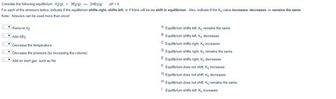 Solved Consider The Following Equilibrium A2 G 3b2 G