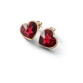 Baccarat Sterling Silver Blue Crystal Heart Earrings Jewelry Etoile De Mon Coeur