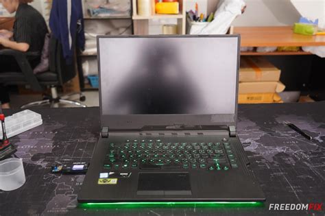 รับเปลี่ยนจอโน๊ตบุ๊ค Asus Rog Strix Hero Iii G531gw Az201t 240hz จอแตก