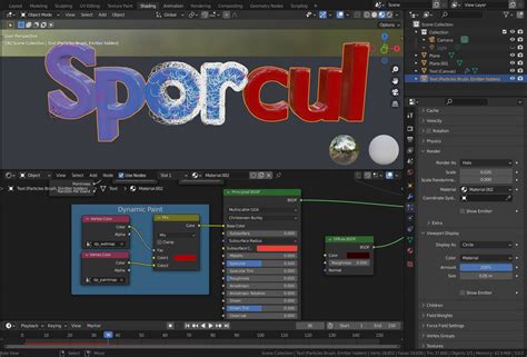 Particle Size Baking In Dynamic Paint Blender Stack Exchange