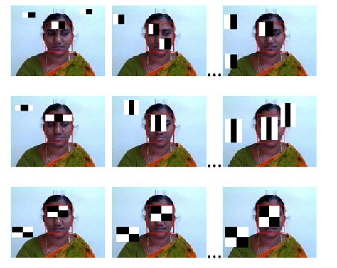 Extraction Of Scaled Type Of Haar Like Features Download Scientific Diagram