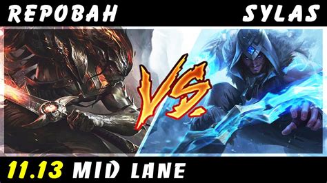 Repobah Yasuo Vs Sylas MID Patch 11 13 Yasuo Gameplay YouTube