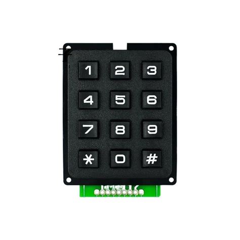 Microcontroller Keyboard Button Matrix Keyboard 3 43x4 Keyboard 12