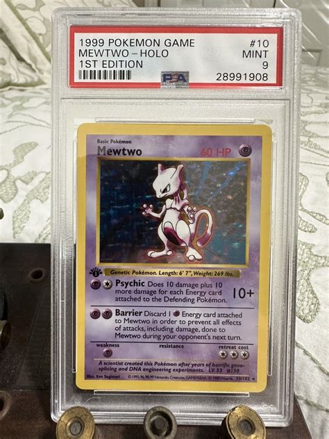 Mewtwo 1999 Pokemon Game 10 1st Edition Holo Price Guide Sports Card