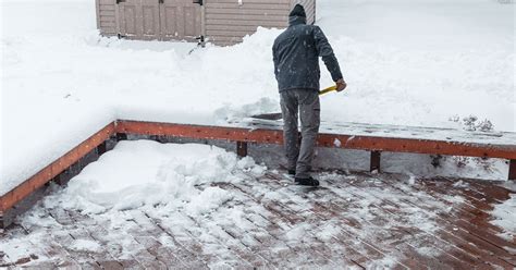 Tips On How To Keep Snow Off Your Deck More Efficiently Farrell S Lawn Garden Center