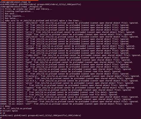 Zimbra Nginx Local Root Exploit Darren Martyn