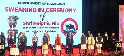 Neiphiu Rio Takes Oath As Nagaland Cm In Presence Of Pm Modi