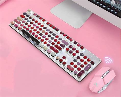 Retro Typewriter Wireless Keyboard And Mouse Set Limited Edition