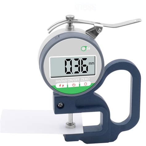 001mm 0001mm Digital Thickness Gauge Meter Touch Screen Electronic