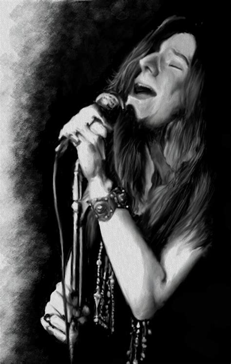 Janis Joplin Digital Art By Vocha Pero Fine Art America