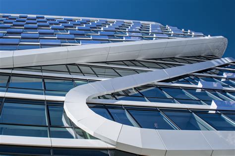 Wallpaper Building Facade Architecture Wave Glass Hd Widescreen