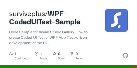 Github Surviveplus Wpf Codeduitest Sample Code Sample For Visual Studio Gallery How To