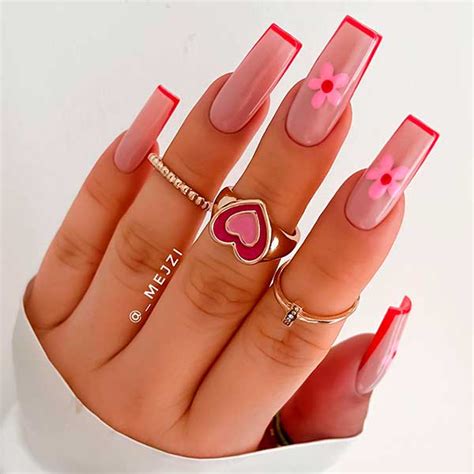 The Best Red French Tip Nails To Try In 2023