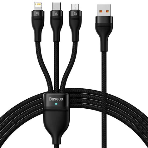 Usb Töltő és Adatkábel 3in1 Usb Type C Lightning Microus