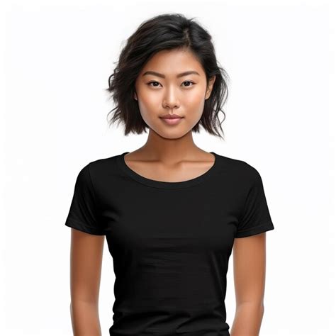 Premium Ai Image A Woman Wearing A Pink T Shirt From The Brand New
