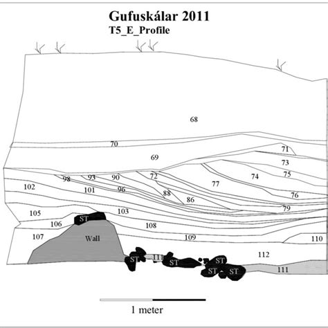 Section Drawing Of Trench Download Scientific Diagram