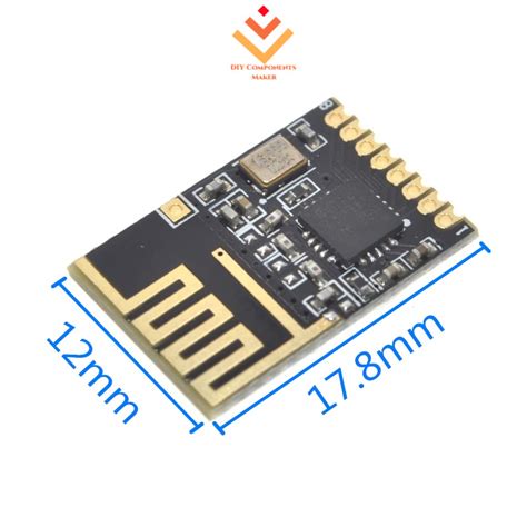 Mini Nrf24l01 Smd 1 27mm Wireless Transceiver Module Shopee Malaysia