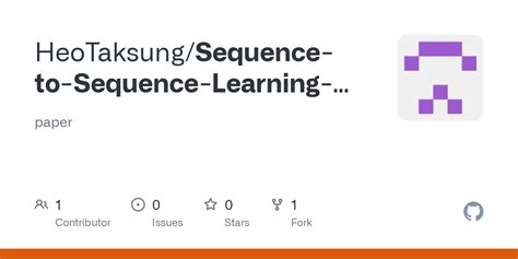 Github Heotaksung Sequence To Sequence Learning With Neural Networks Paper