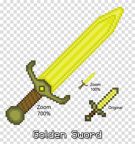 Gold Sword Minecraft Background