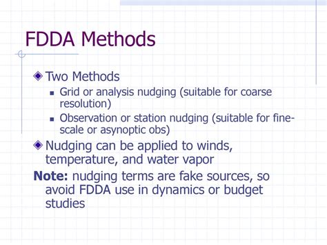 wrf four dimensional data assimilation fdda ppt download