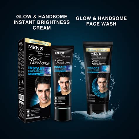 Glow And Handsome Face Cream Rapid Action Instant Brightness 50g Ushopbd