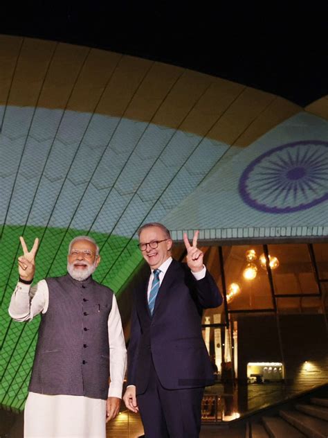Pm Modi Albanese Visit Sydney Harbour And Opera House Times Of India
