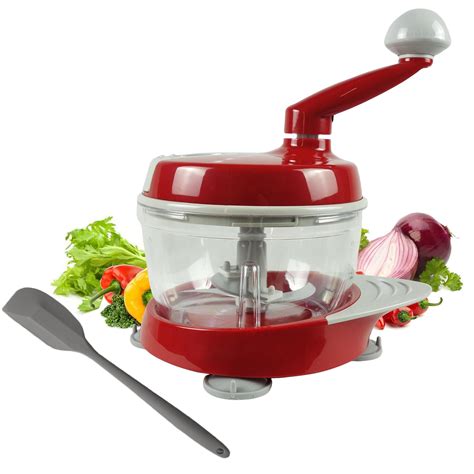 Manual Food Processor Hand Powered Crank Food Processor