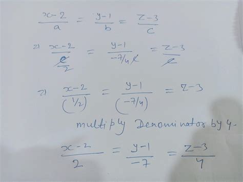 Find The Vector And Cartesian Equations Of The Line Passing Through The Point And
