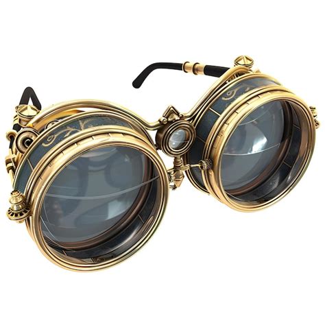 A Pair Of Old Fashioned Goggles With The Lenses Closed Premium Ai