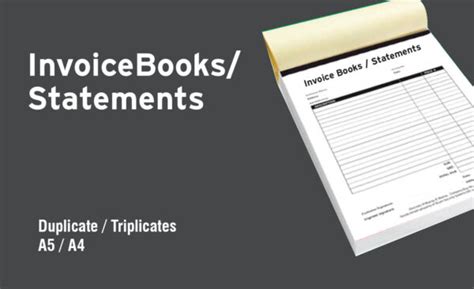 Invoice Statement Books PrintPlus