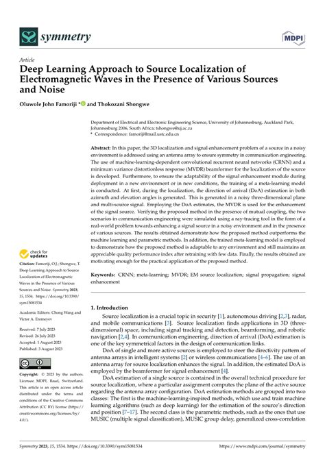 pdf deep learning approach to source localization of electromagnetic