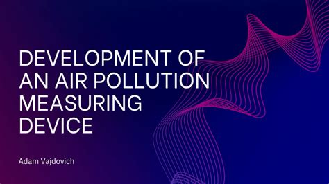 Ádám Vajdovich On Linkedin Iot Development Airquality Airpollution Measurement Project