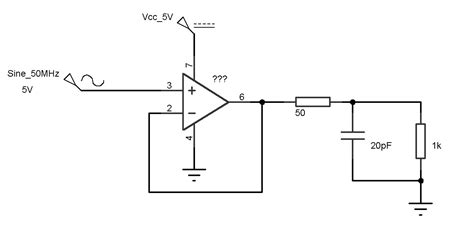 Operational Amplifier Voltage Follower With A RF Signal Electrical Engineering Stack Exchange