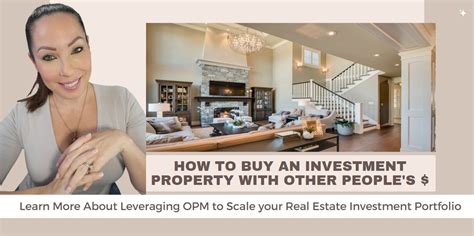How To Buy An Investment Property With Other Peoples Money