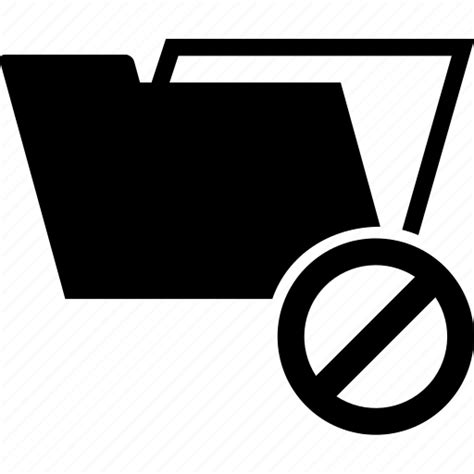 Access Denied Folder Forbidden Locked Icon