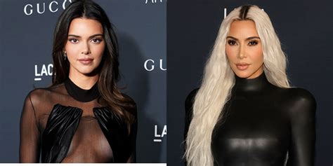 Kendall Jenner Goes Sheer And Kim Kardashian Wears Skin Tight Dress For