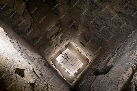 Premium Photo View Of The Ancient Crypt Inside Great Step Pyramid Of