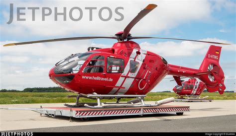 D Htmg Eurocopter Ec 135p2 Htm Helicopter Travel Munich Bluebee