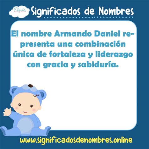 Significado De Armando Daniel 【 Apodos Origen Y MÁs