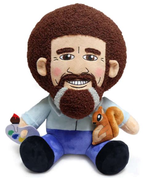 Bob Ross With Peapod The Squirrel Plush Toys Hobbydb