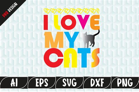 I Love My Cats Graphic By Mominul Store · Creative Fabrica