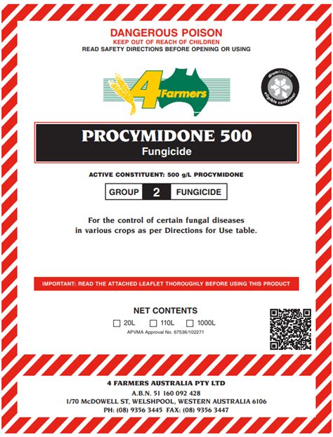 Procymidone 500 Sc 4farmers