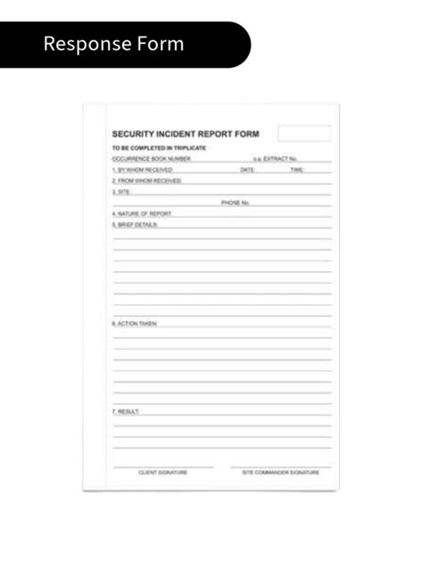 Response Form Ballistic Uniforms