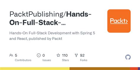 issues · packtpublishing hands on full stack development with spring
