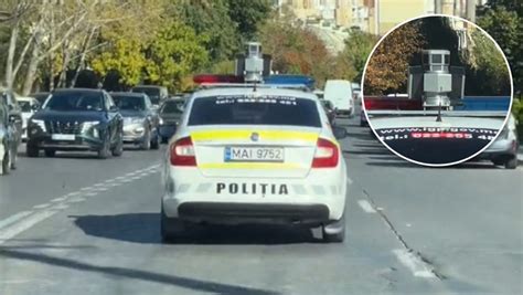 Obiect ciudat văzut pe o mașină de Poliție Explicația oficială