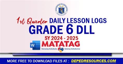 Grade 6 Matatag Dll Q1 W 1 2 3 4 5 6 7 8 9 10 Archives Deped Resources