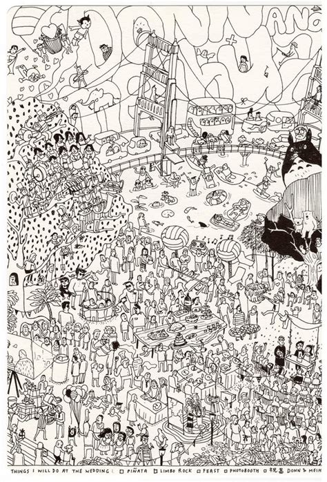 X Spots The Mark Illustration And Design Wheres Waldo Style